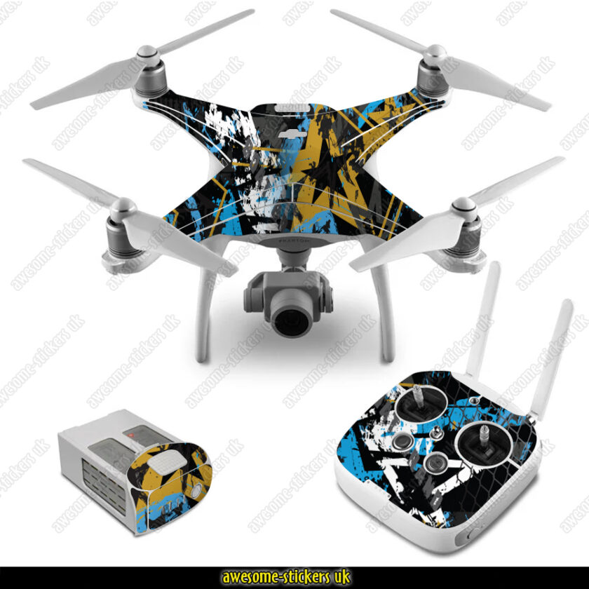 DJI Phantom 4 skins - Awesome Stickers UK