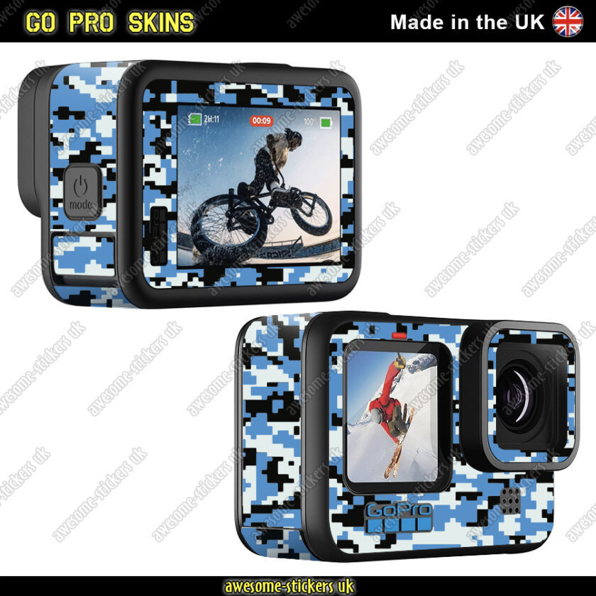 GoPro Hero skins: Black Series 7, 8, 9, 10, 11 & 12 - Awesome Stickers UK