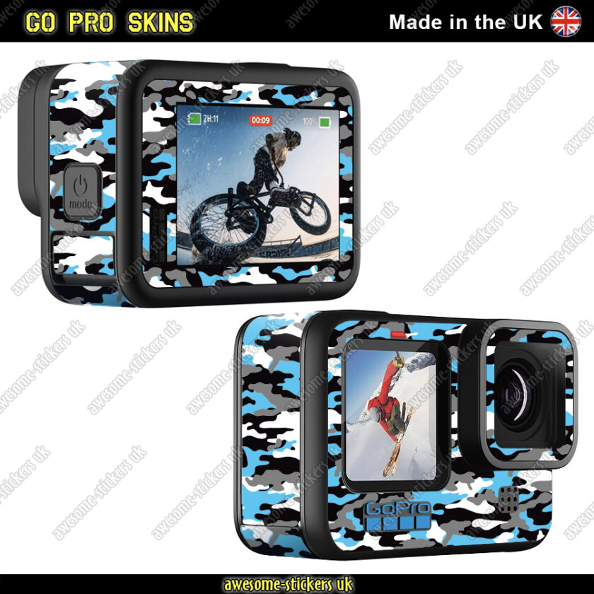 GoPro Hero skins: Black Series 7, 8, 9, 10, 11 & 12 - Awesome Stickers UK
