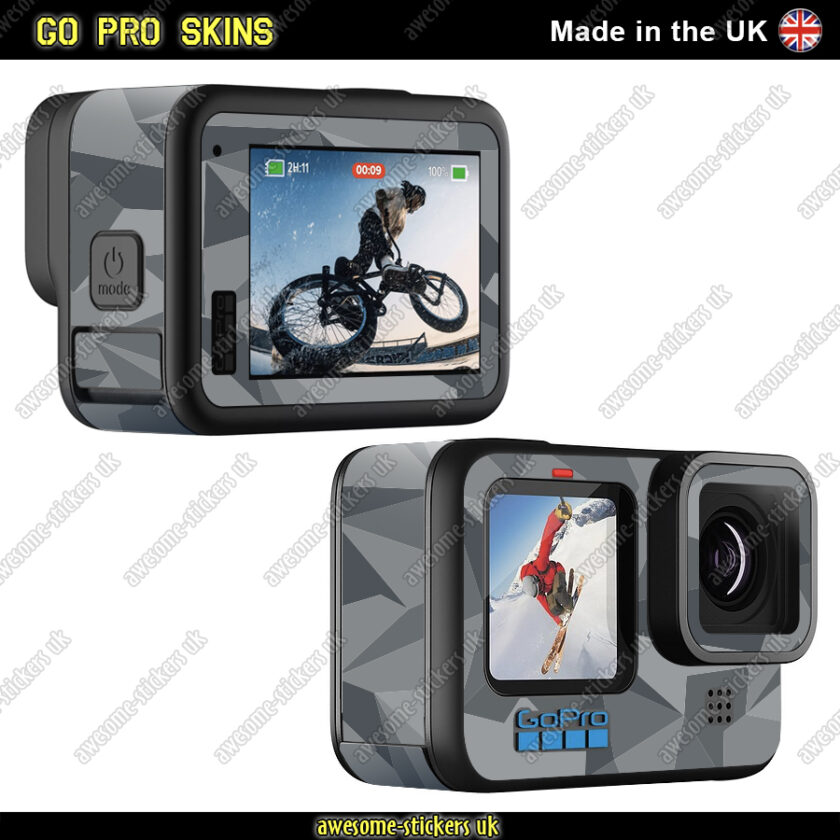 GoPro Hero skins: Black Series 7, 8, 9, 10, 11 & 12 - Awesome Stickers UK