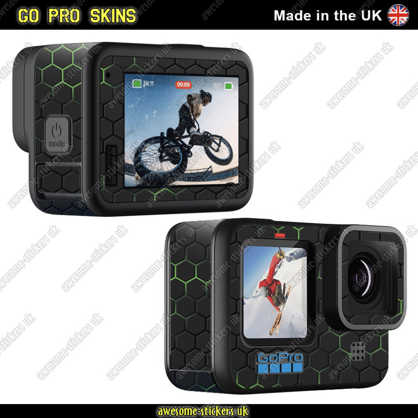 GoPro Hero skins: Black Series 7, 8, 9, 10, 11 & 12 - Awesome Stickers UK