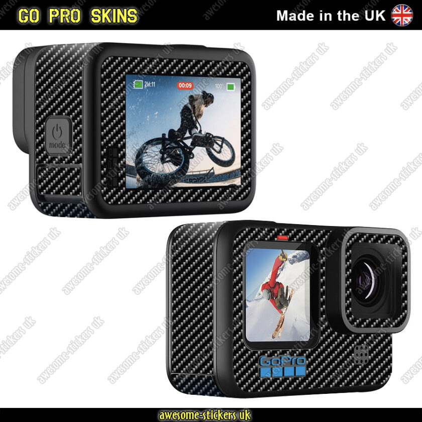 GoPro Hero skins: Black Series 7, 8, 9, 10, 11 & 12 - Awesome Stickers UK