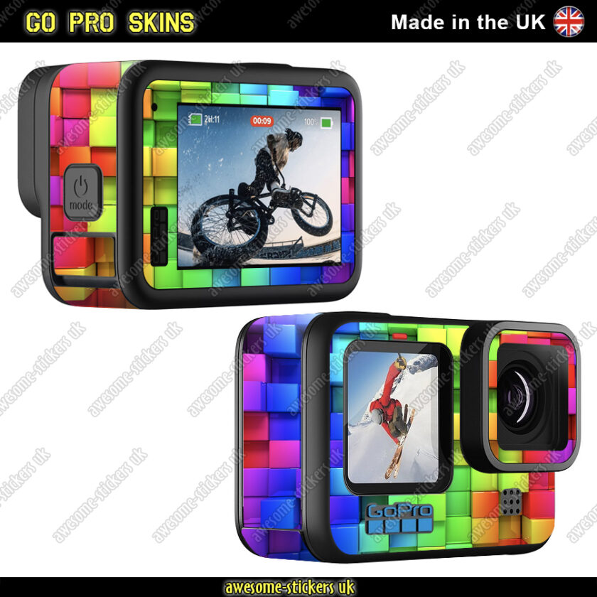 GoPro Hero skins: Black Series 7, 8, 9, 10, 11 & 12 - Awesome Stickers UK