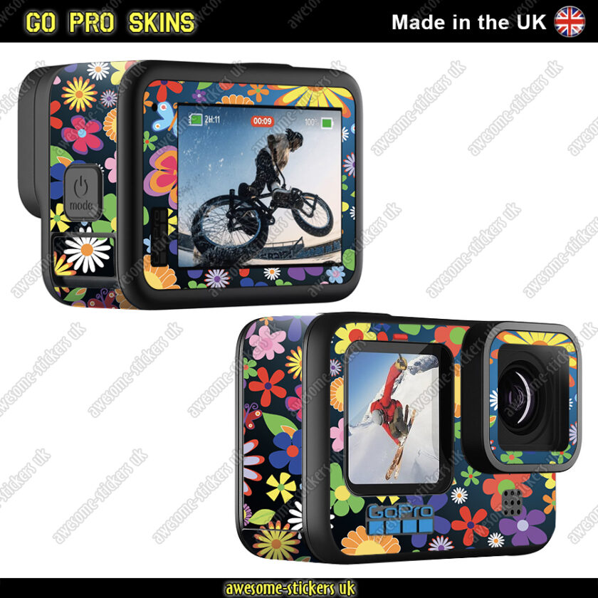 GoPro Hero skins: Black Series 7, 8, 9, 10, 11 & 12 - Awesome Stickers UK