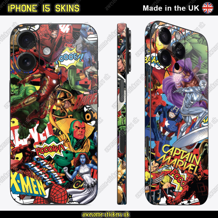 iPhone 15 skins & stickers - BUY NOW! - Awesome Stickers UK
