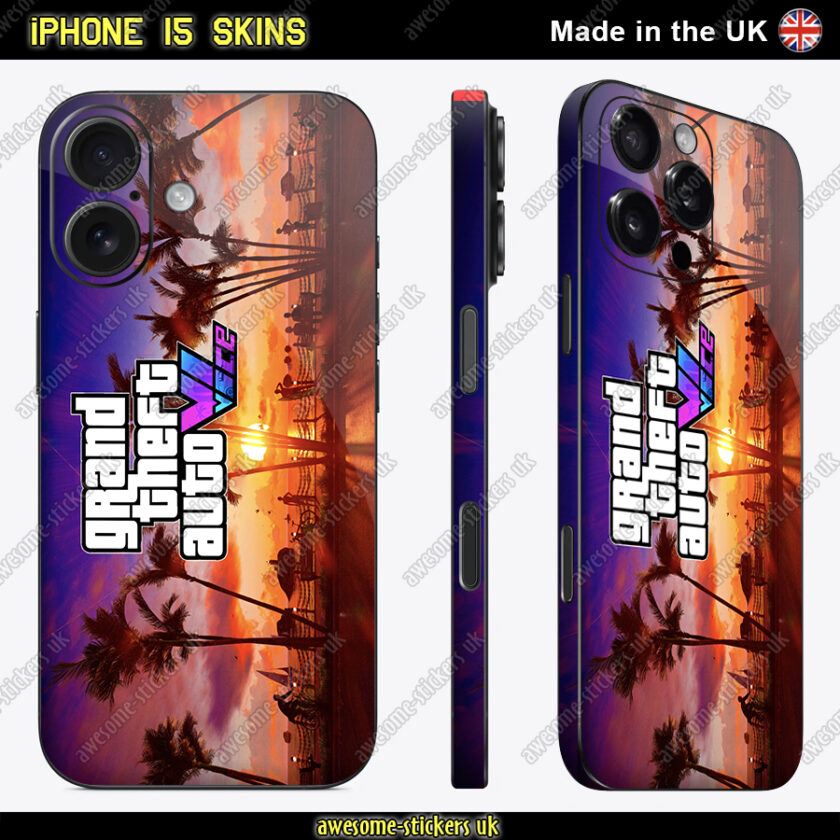 iPhone 15 skins & stickers - BUY NOW! - Awesome Stickers UK