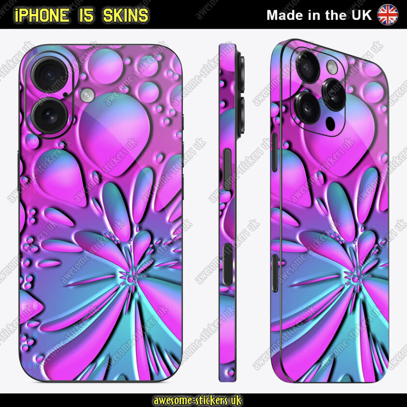 iPhone 15 skins & stickers - BUY NOW! - Awesome Stickers UK