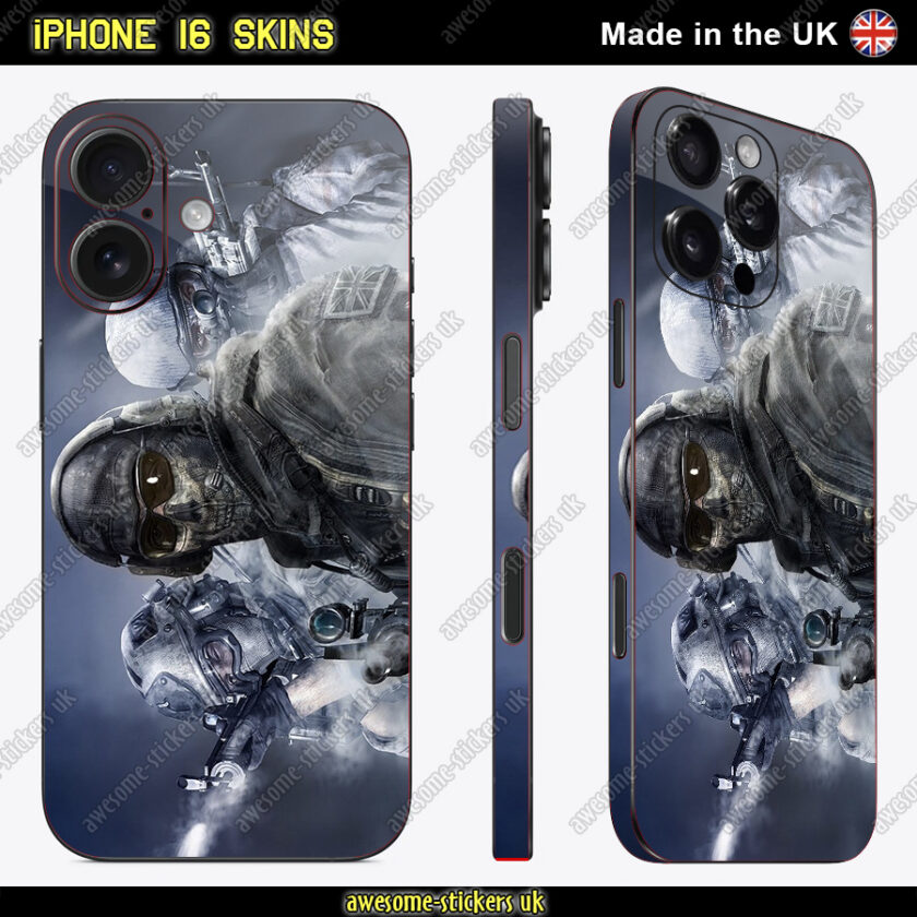 iPhone 16 skins & stickers - BUY NOW! - Awesome Stickers UK