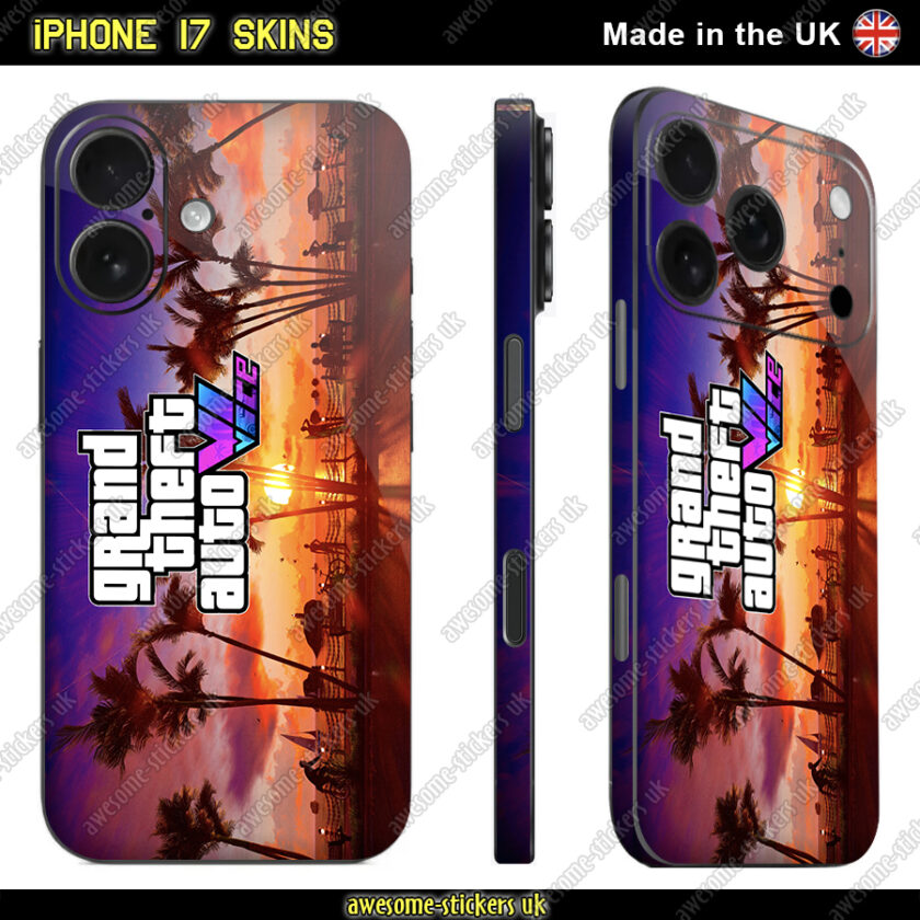 iPhone 17 skins & stickers - BUY NOW! - Awesome Stickers UK