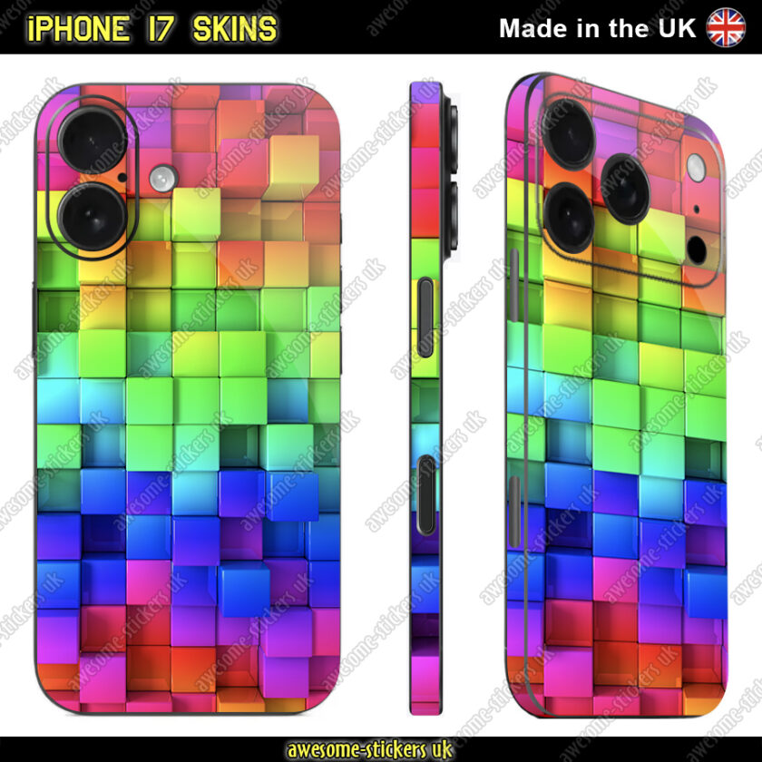 iPhone 17 skins & stickers - BUY NOW! - Awesome Stickers UK